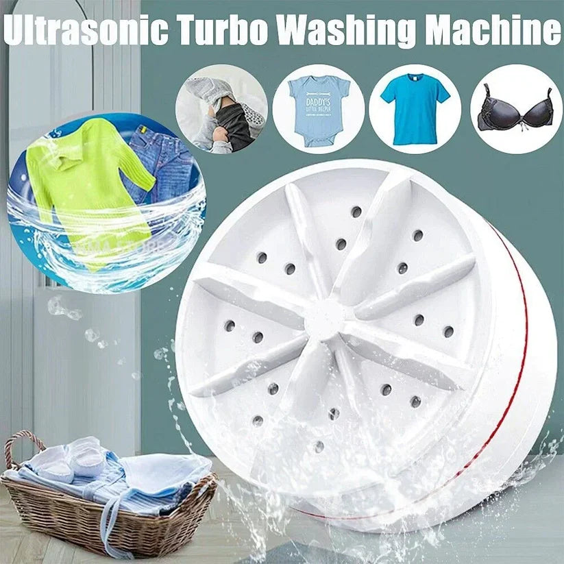 Mini Ultrasonic Portable Washing Machine – VIVID VISTA